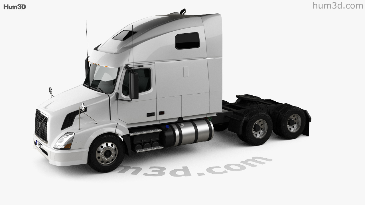 360 view of Volvo VNL (610) Tractor Truck 2014 3D model - 3DModels store