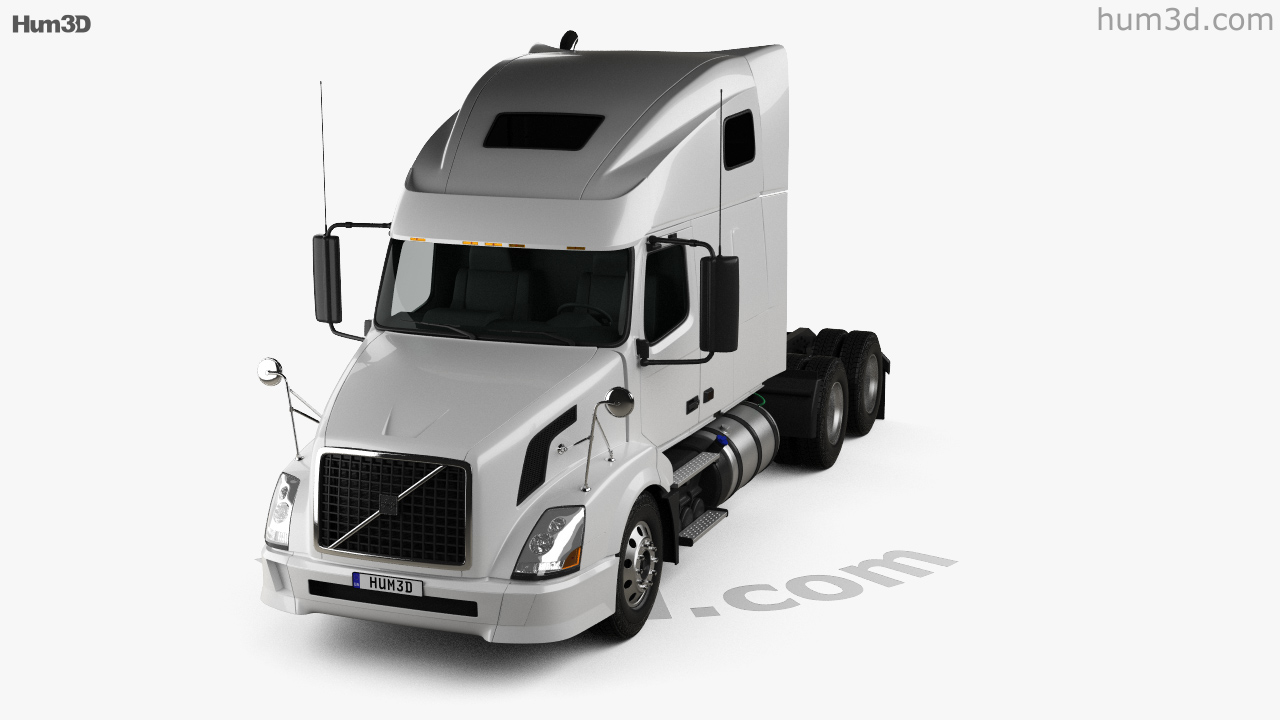 360 view of Volvo VNL (610) Tractor Truck 2014 3D model - 3DModels store