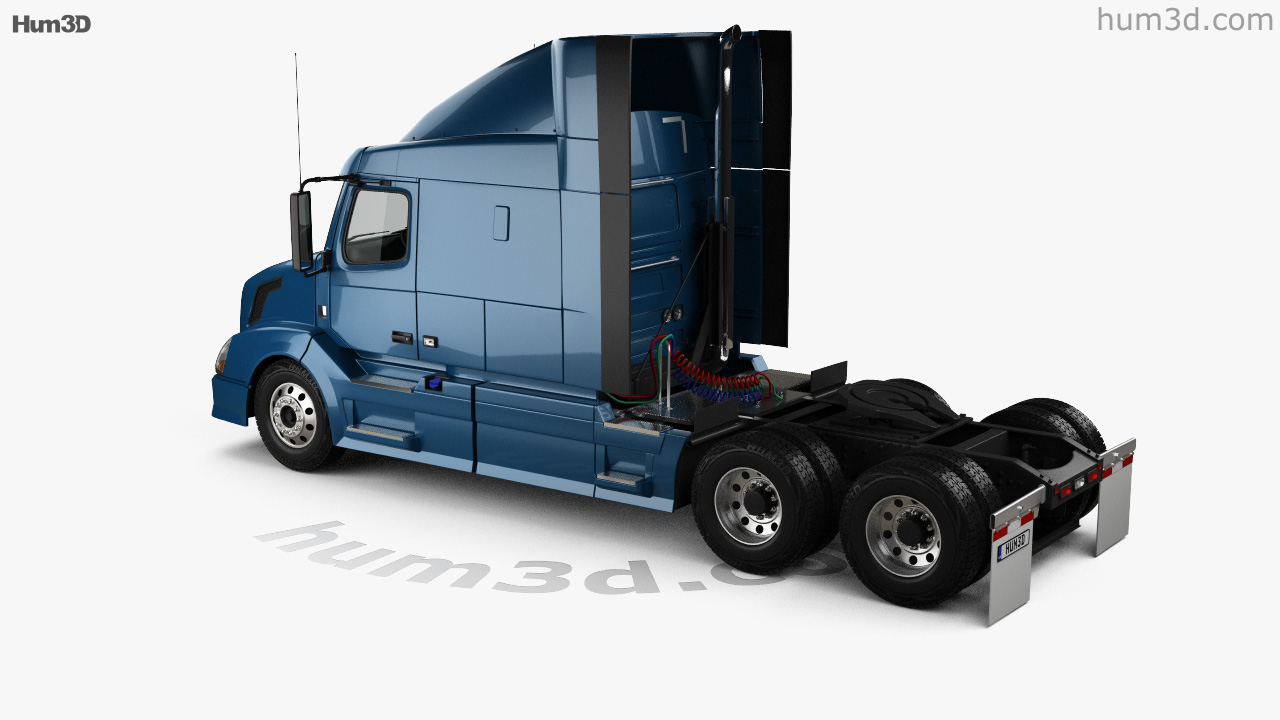 360 view of Volvo VAH (630) Tractor Truck 2017 3D model - 3DModels store