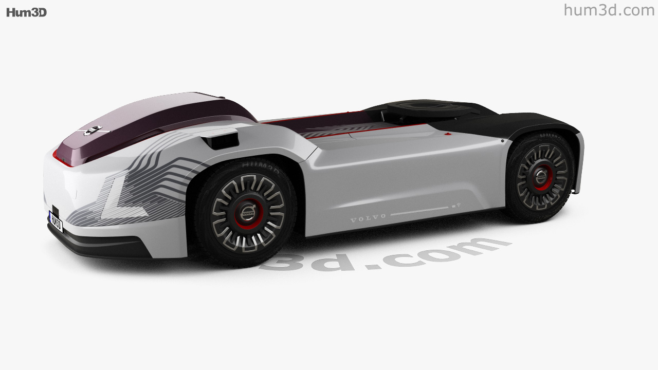 360 view of Volvo Vera Autonomous Prototype Tractor Truck 2020 3D model ...