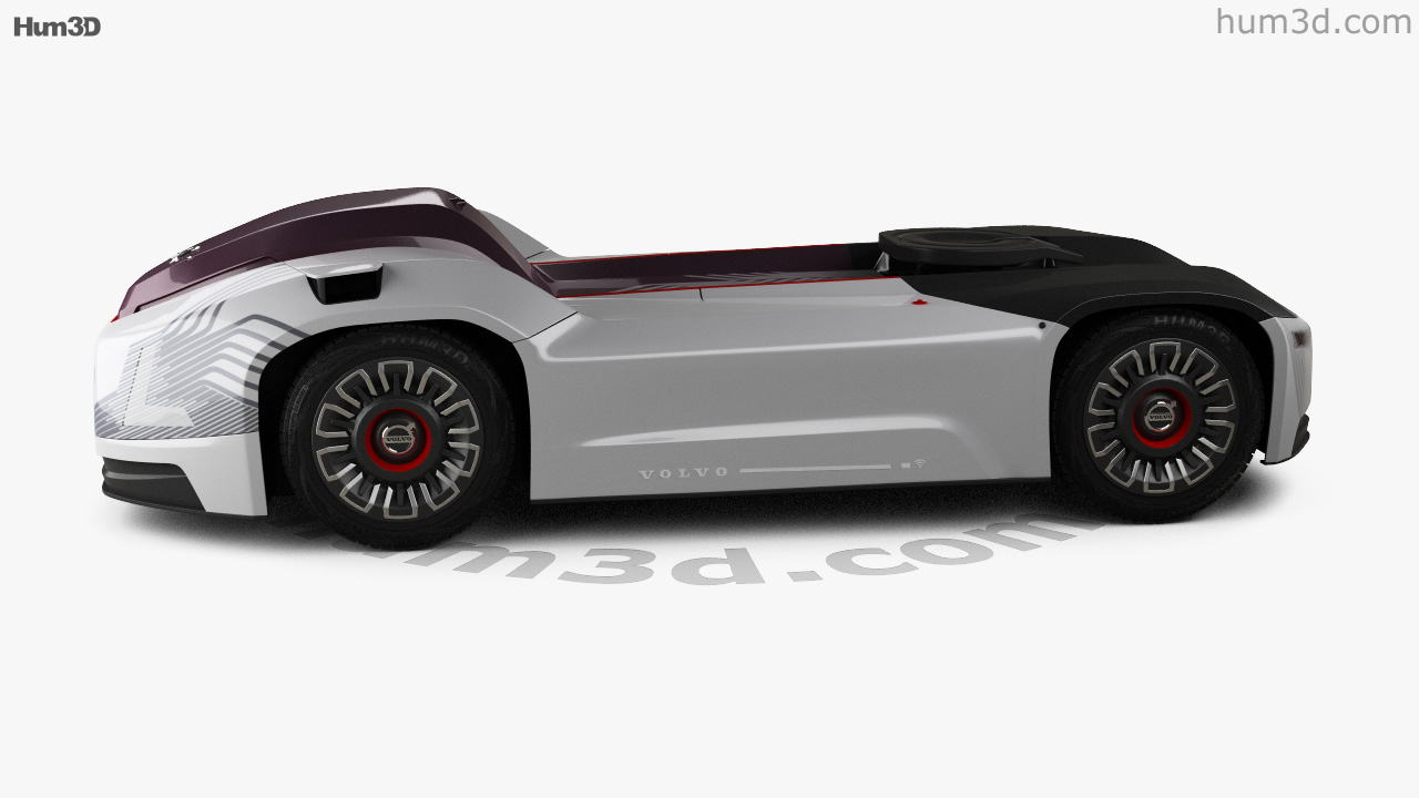 360 view of Volvo Vera Autonomous Prototype Tractor Truck 2020 3D model ...