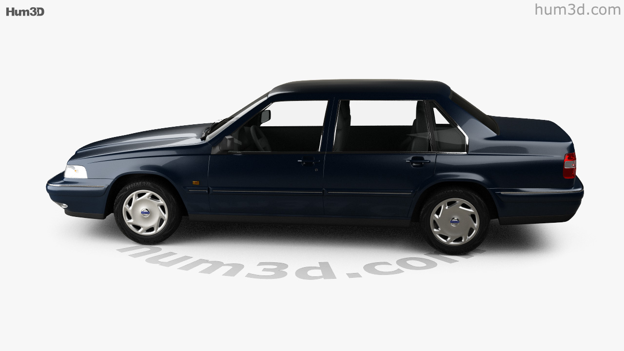 360 view of Volvo 960 sedan 1998 3D model - 3DModels store