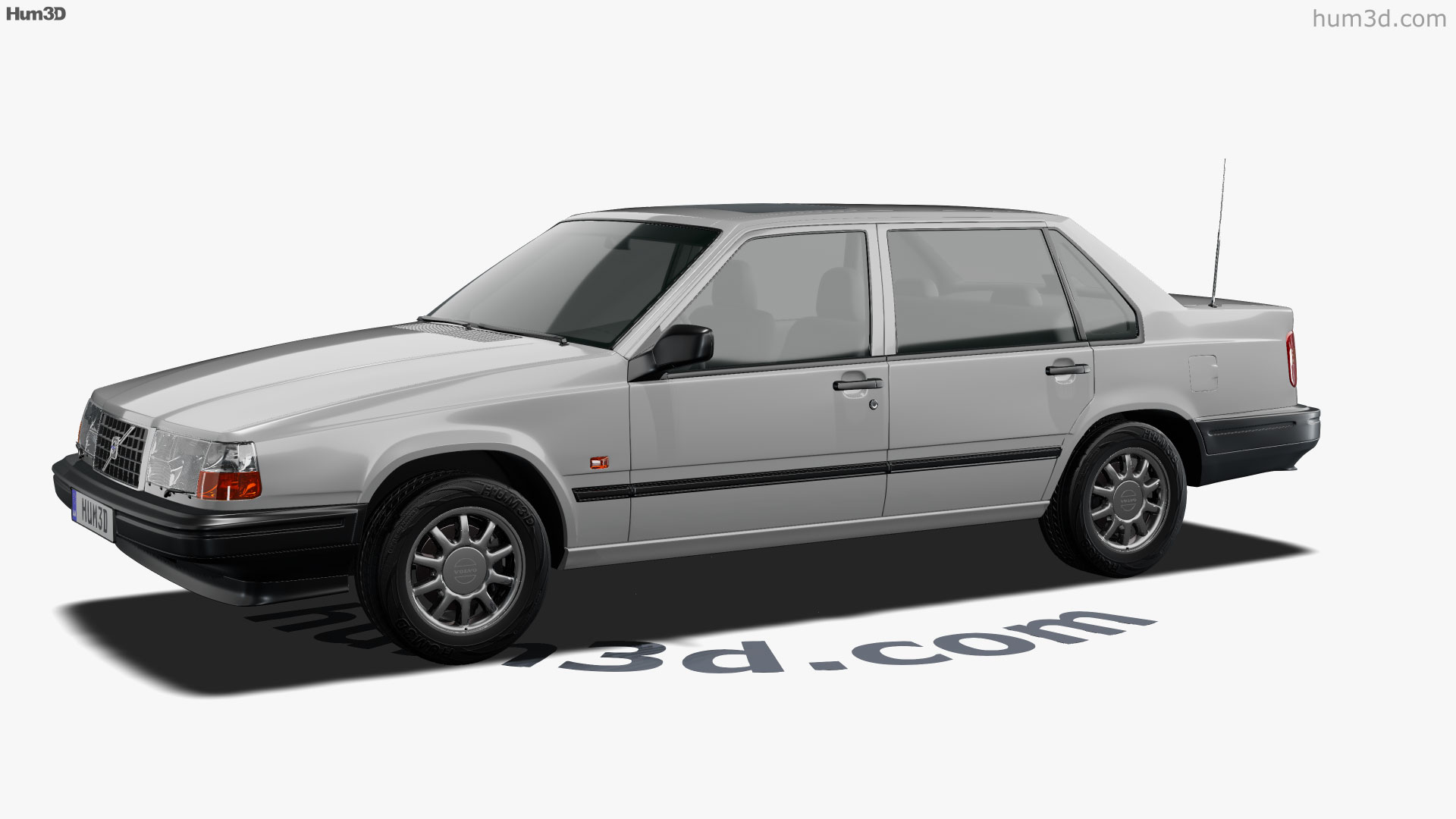 360 view of Volvo 940 1998 3D model - 3DModels store