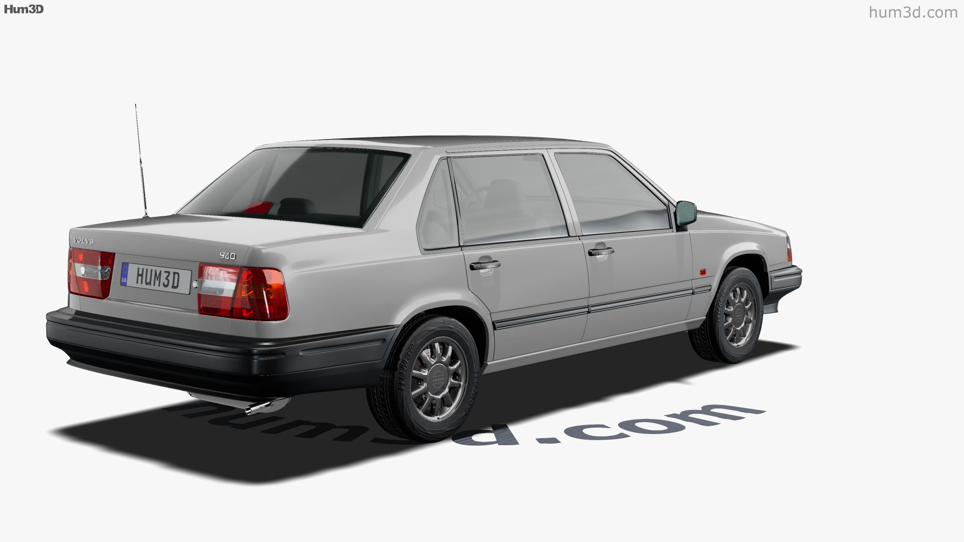 360 view of Volvo 940 1998 3D model - 3DModels store