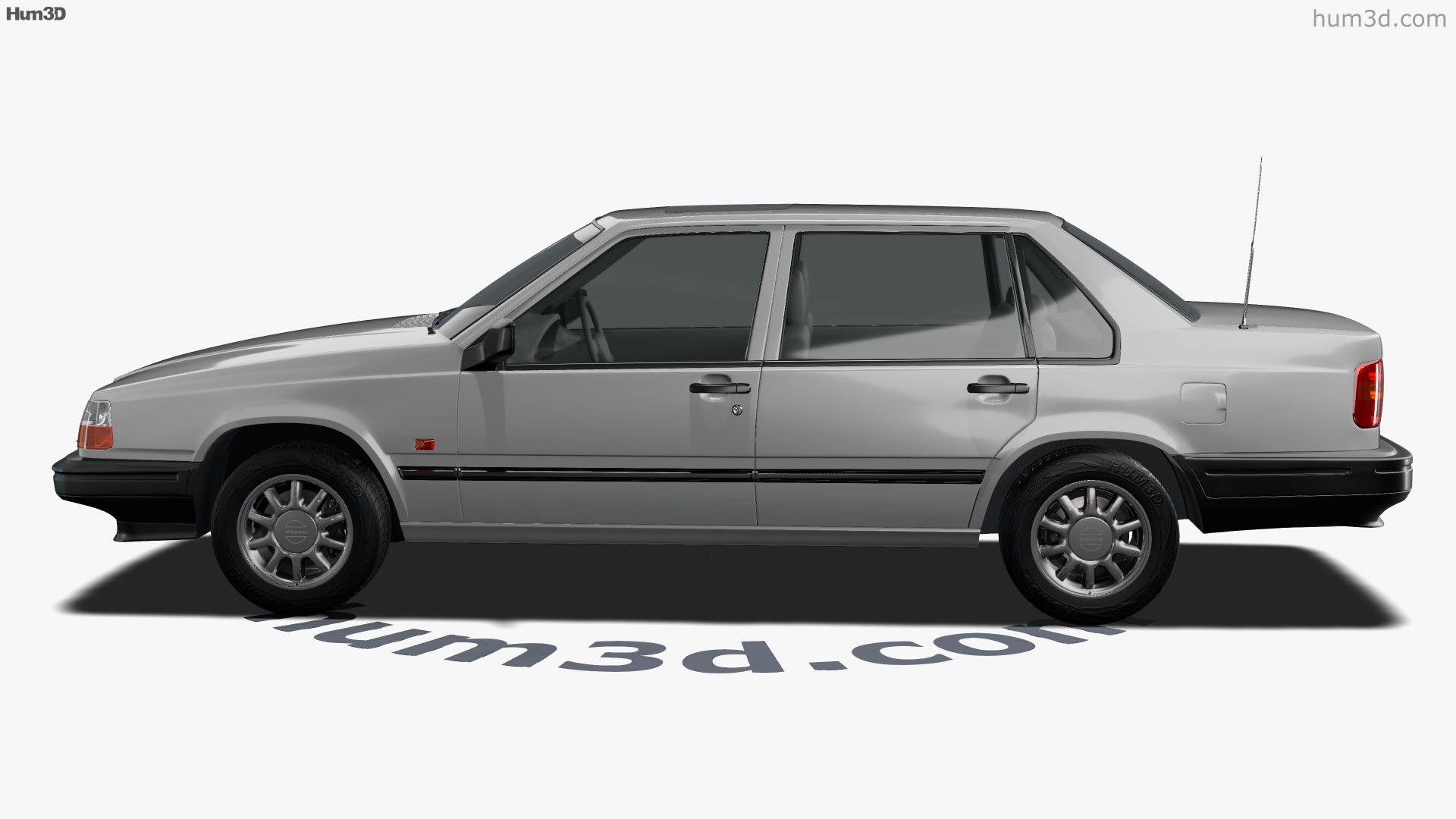 360 view of Volvo 940 1998 3D model - 3DModels store