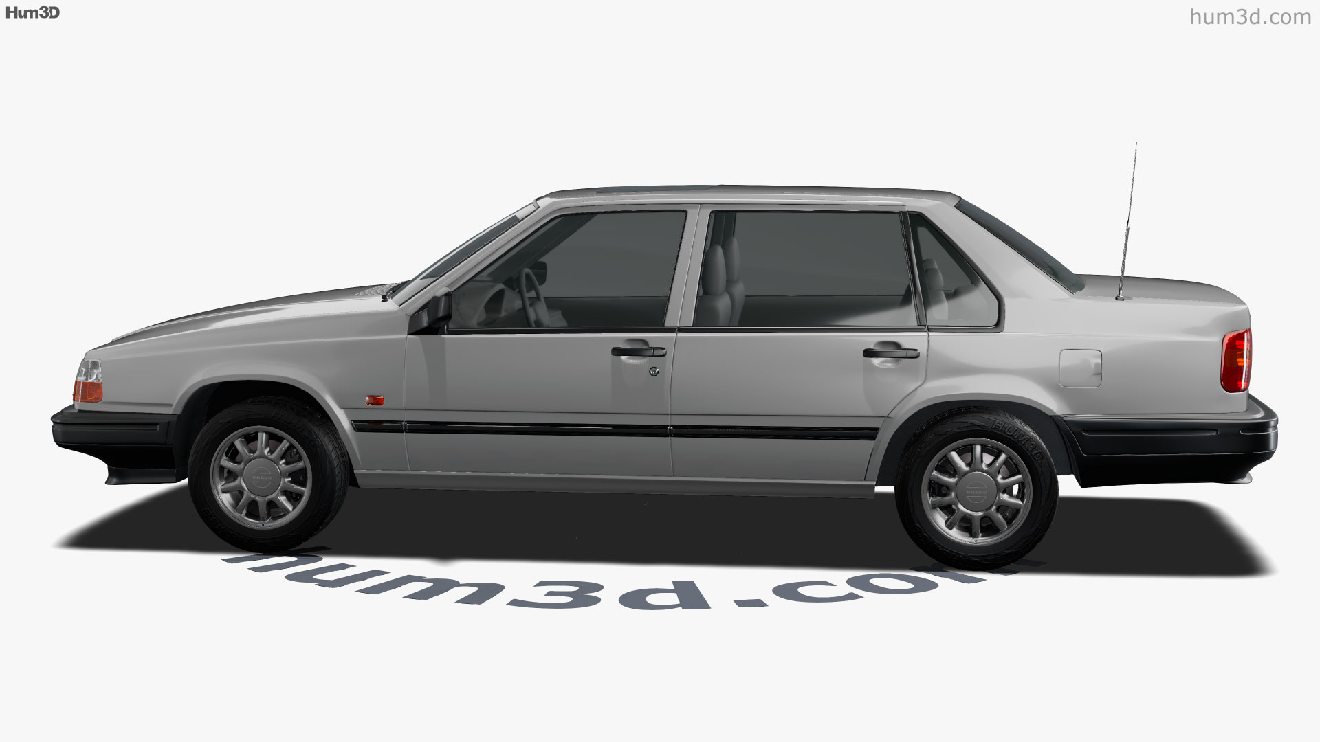360 view of Volvo 940 1998 3D model - 3DModels store