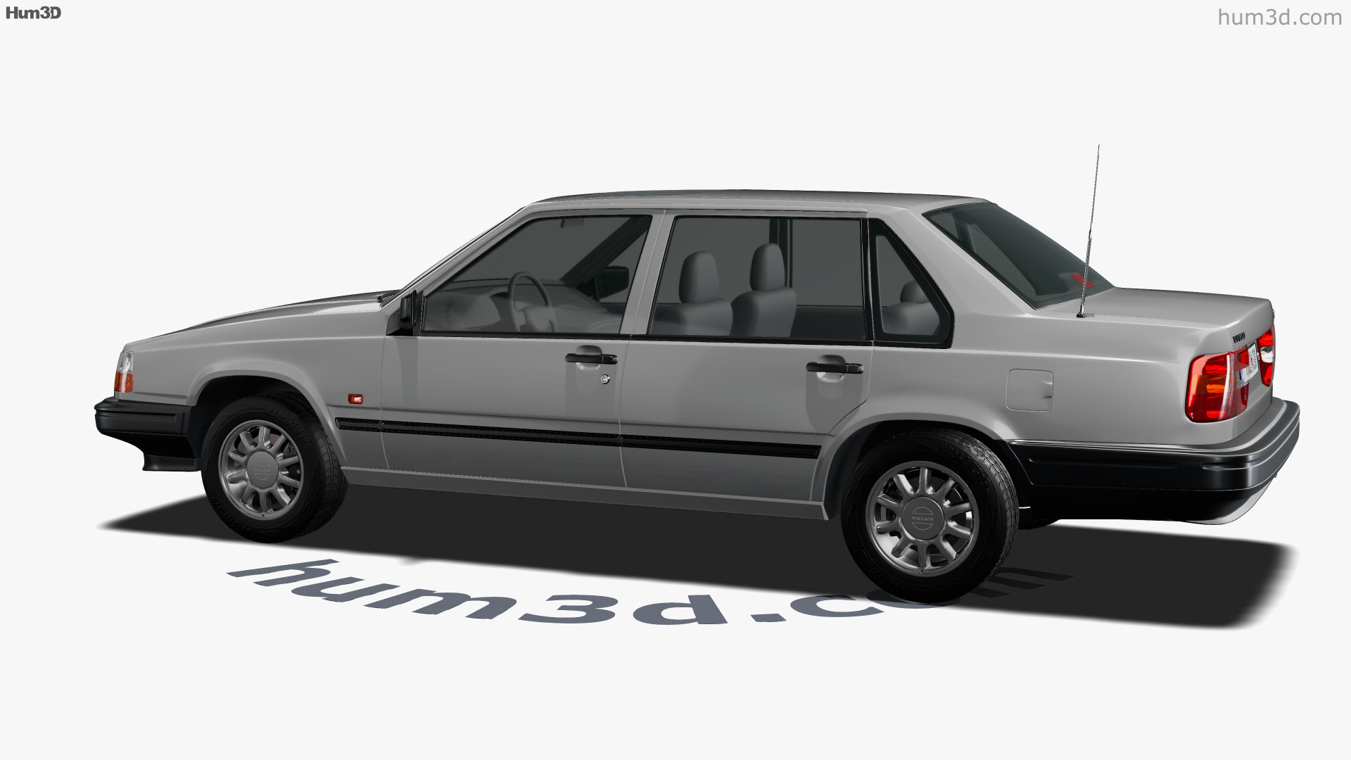 360 view of Volvo 940 1998 3D model - 3DModels store