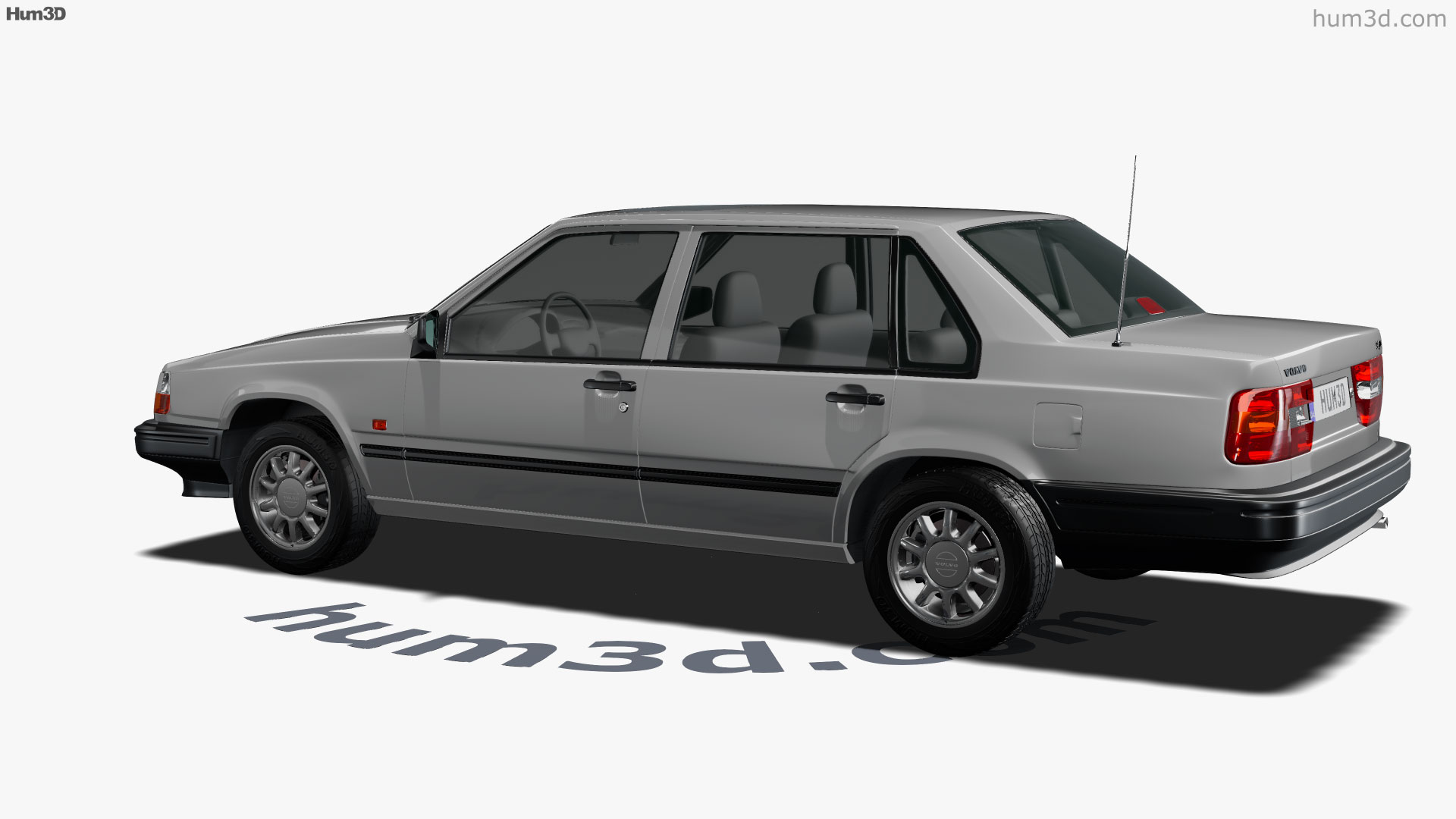 360 view of Volvo 940 1998 3D model - 3DModels store