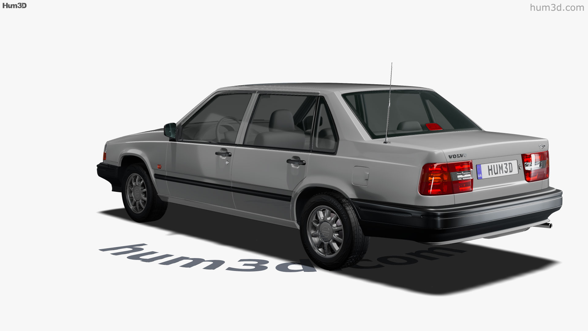 360 view of Volvo 940 1998 3D model - 3DModels store