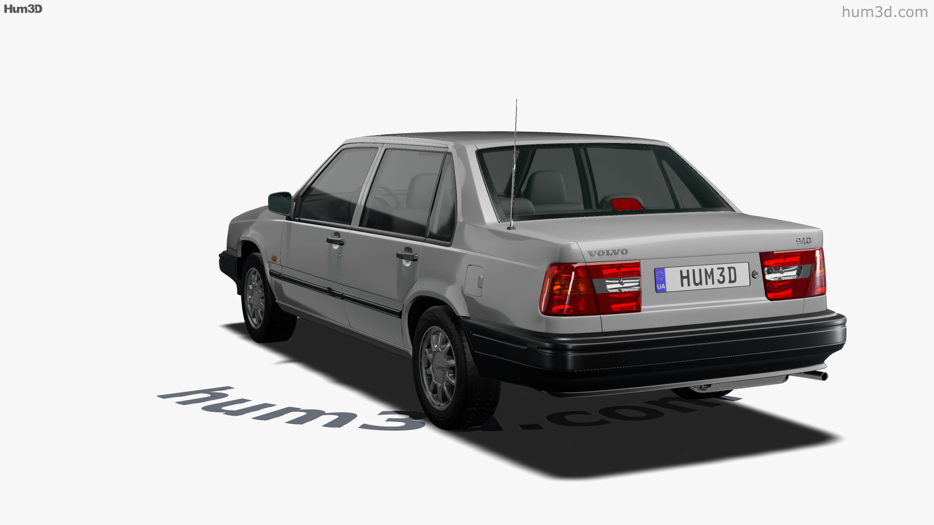 360 view of Volvo 940 1998 3D model - 3DModels store