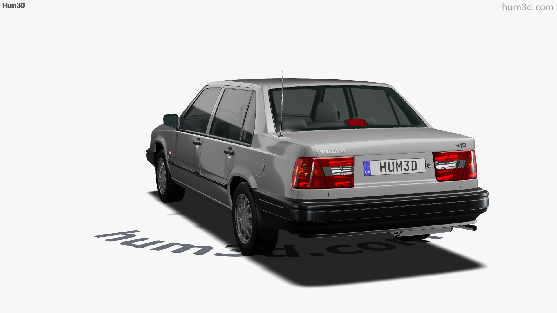 360 view of Volvo 940 1998 3D model - 3DModels store