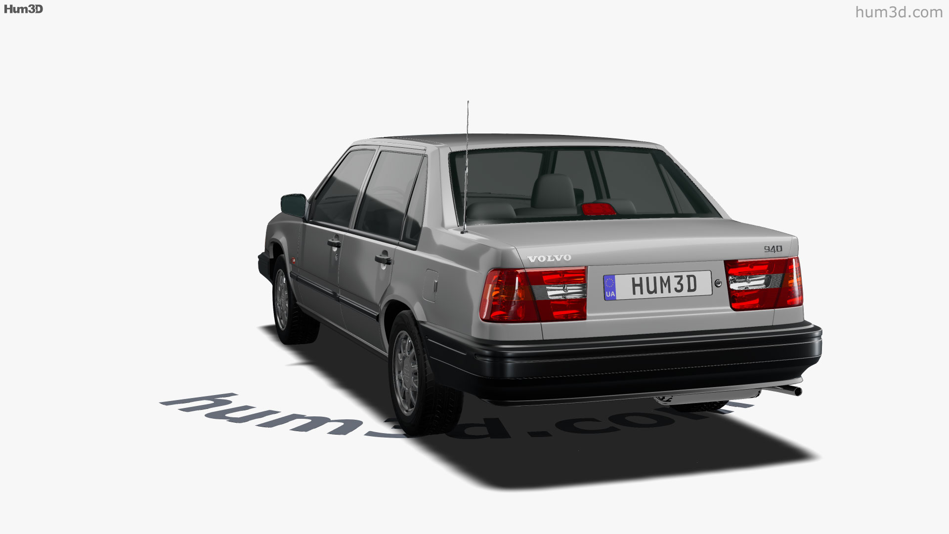 360 view of Volvo 940 1998 3D model - 3DModels store