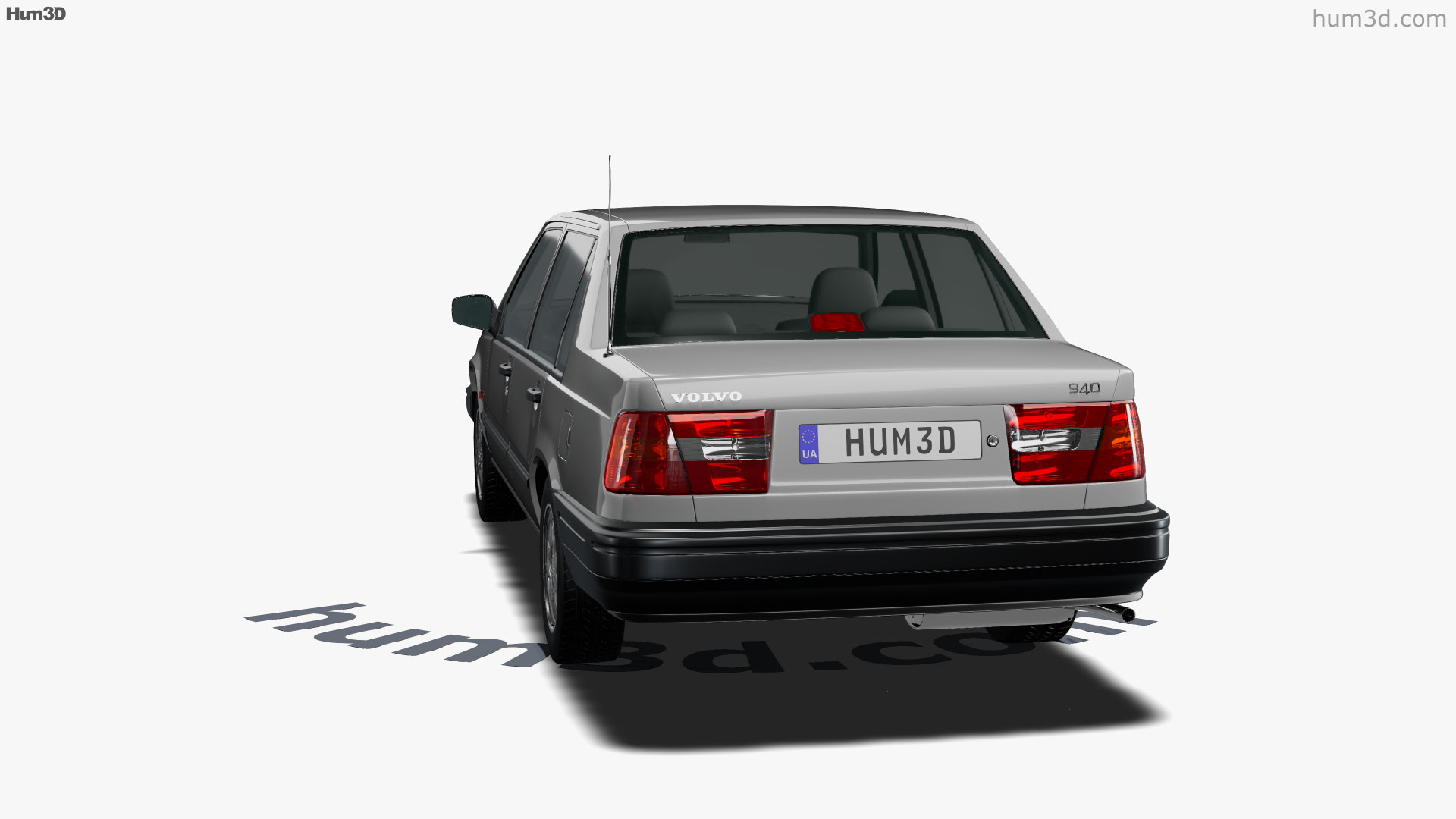 360 view of Volvo 940 1998 3D model - 3DModels store