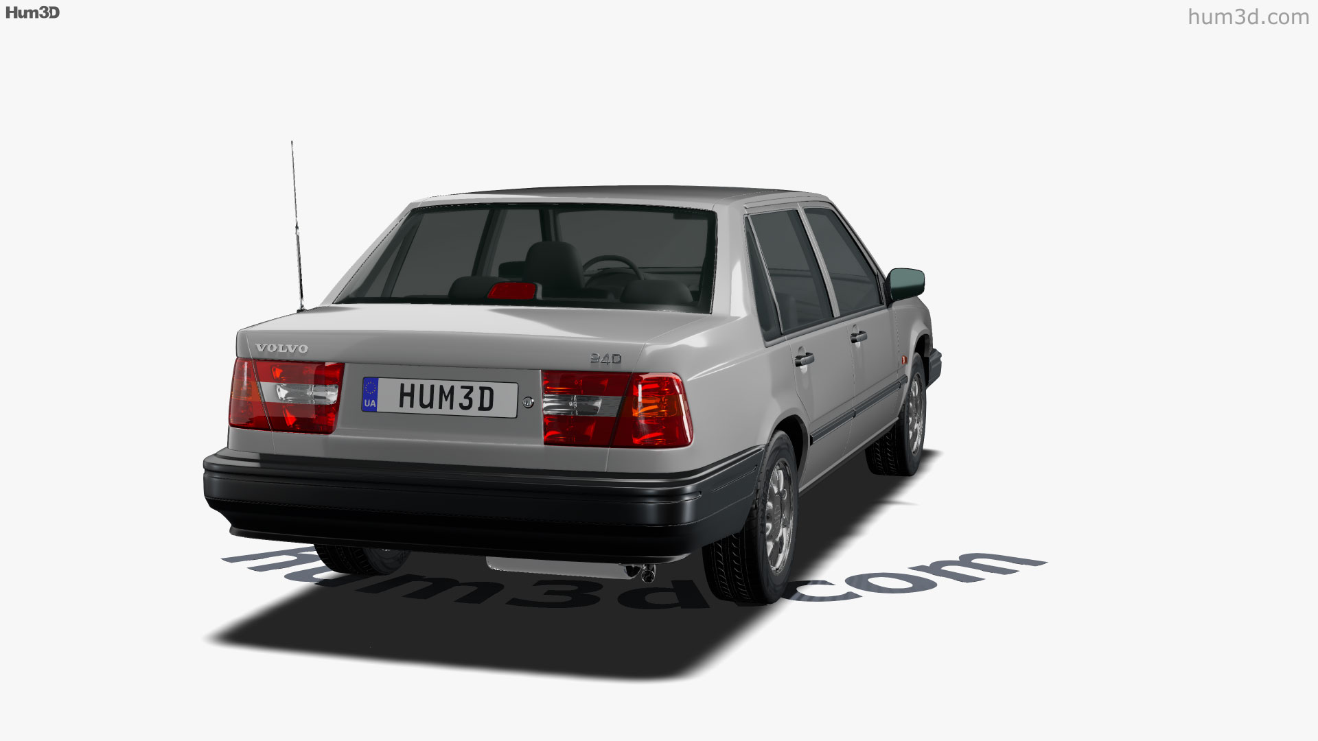 360 view of Volvo 940 1998 3D model - 3DModels store
