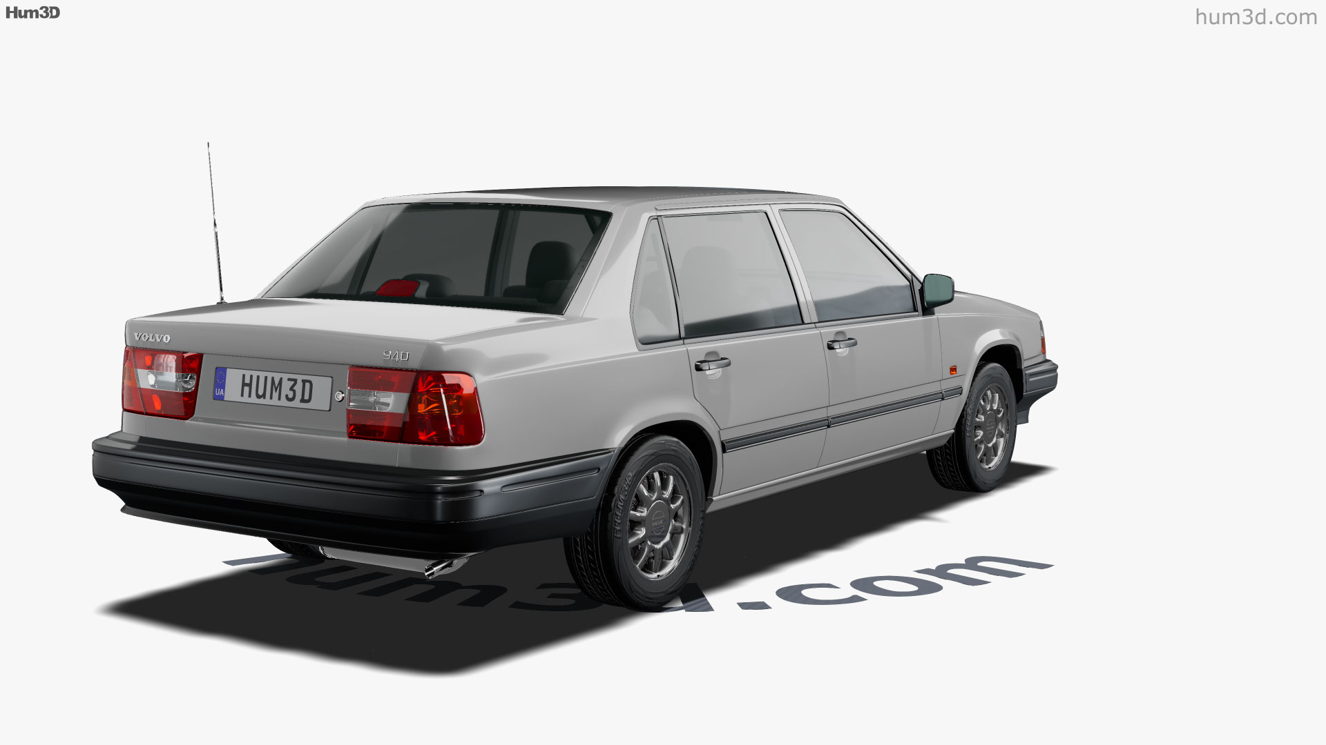 360 view of Volvo 940 1998 3D model - 3DModels store