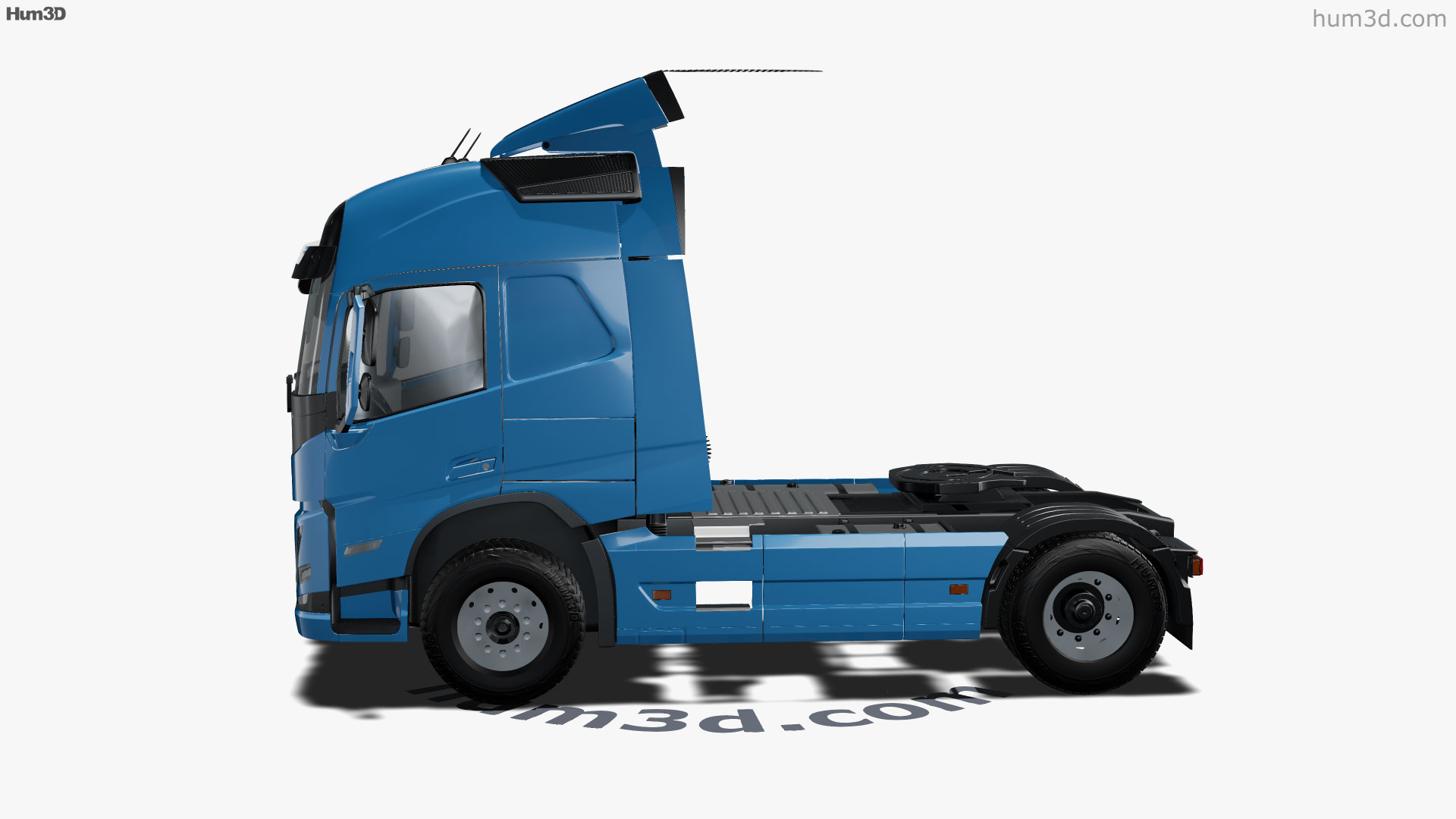 360 view of Volvo FM Tractor Truck 2023 3D model - 3DModels store