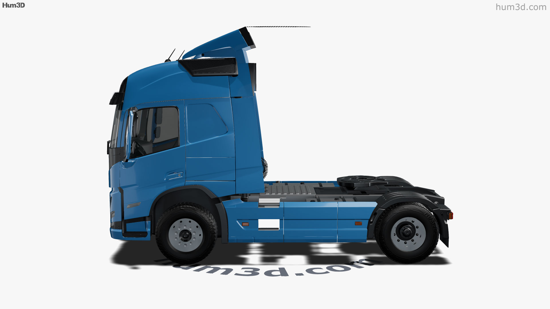 360 view of Volvo FM Tractor Truck 2023 3D model - 3DModels store