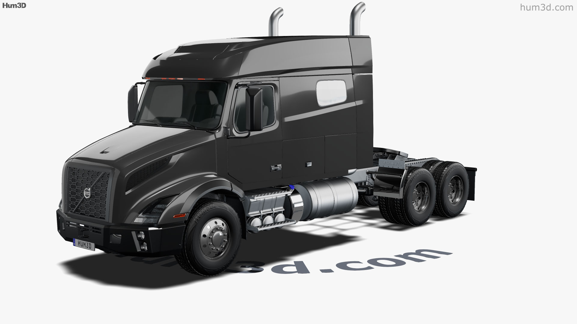 360 view of Volvo VNX 740 Tractor Truck 2023 3D model - 3DModels store