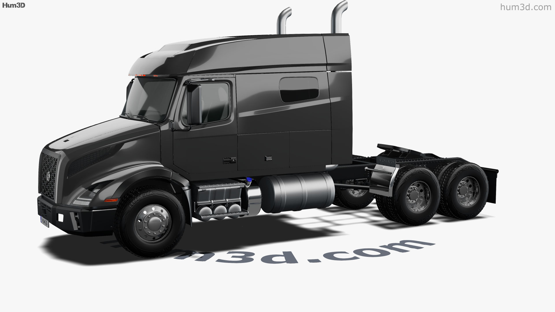 360 view of Volvo VNX 740 Tractor Truck 2023 3D model - 3DModels store