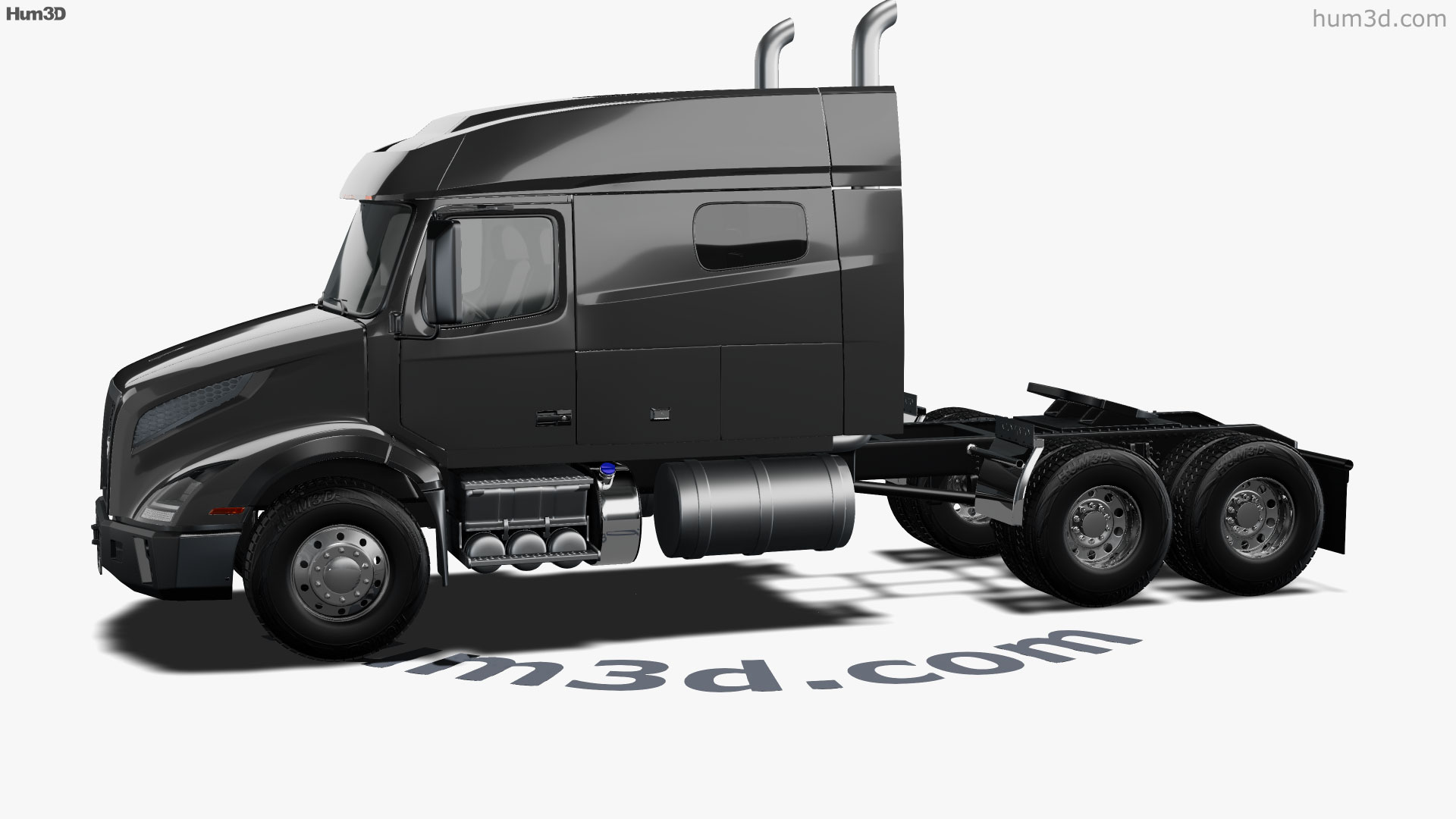 360 view of Volvo VNX 740 Tractor Truck 2023 3D model - 3DModels store