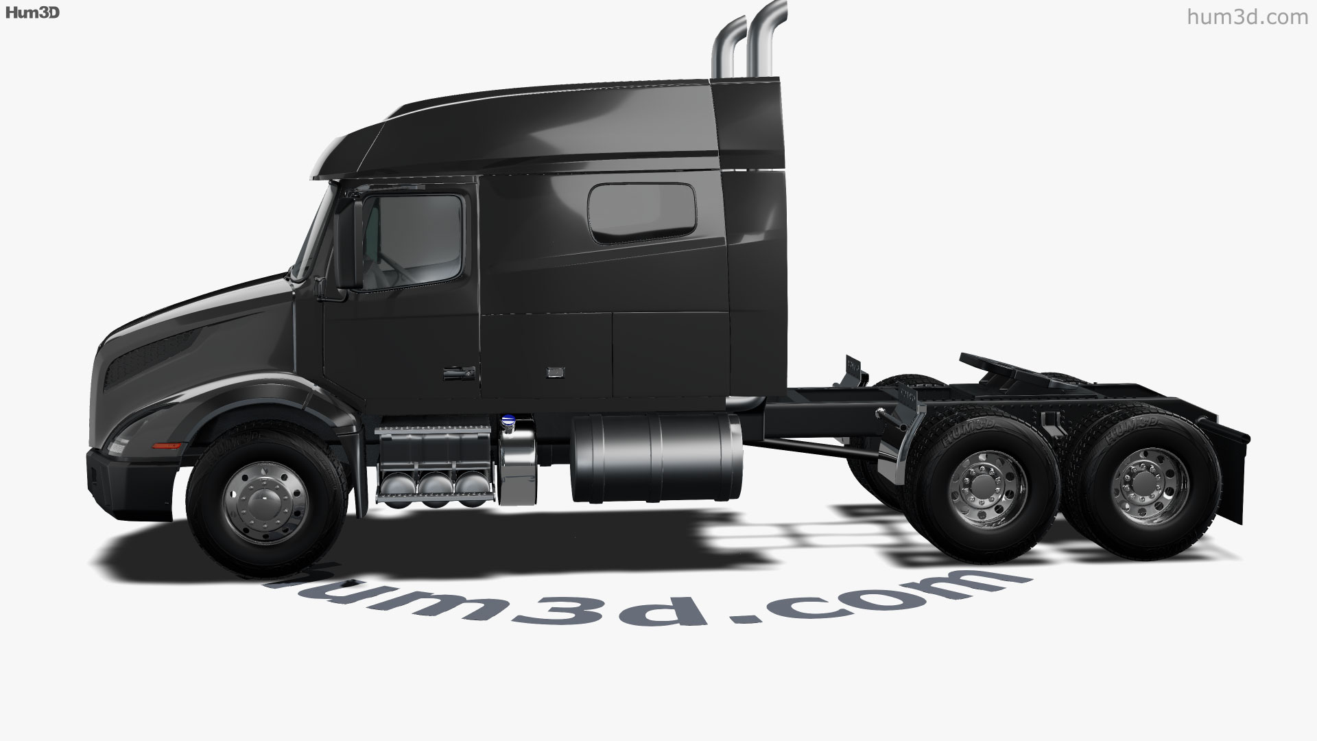 360 view of Volvo VNX 740 Tractor Truck 2023 3D model - 3DModels store