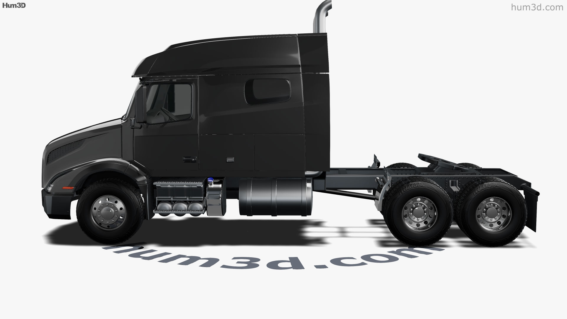 360 view of Volvo VNX 740 Tractor Truck 2023 3D model - 3DModels store