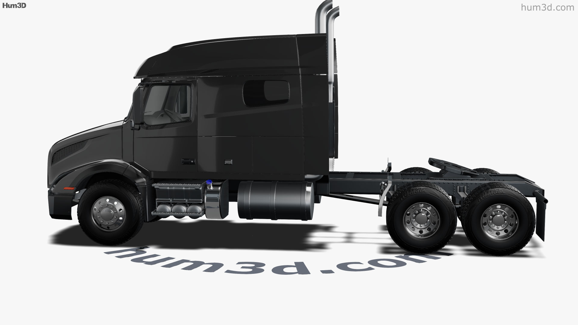 360 view of Volvo VNX 740 Tractor Truck 2023 3D model - 3DModels store