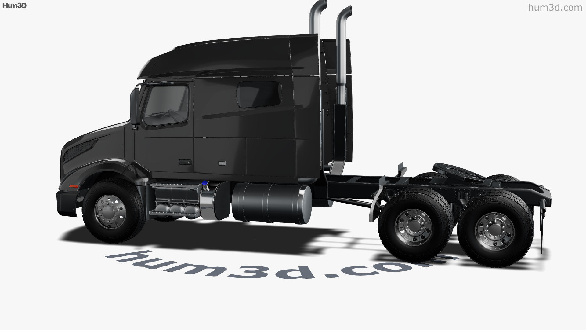 360 view of Volvo VNX 740 Tractor Truck 2023 3D model - 3DModels store