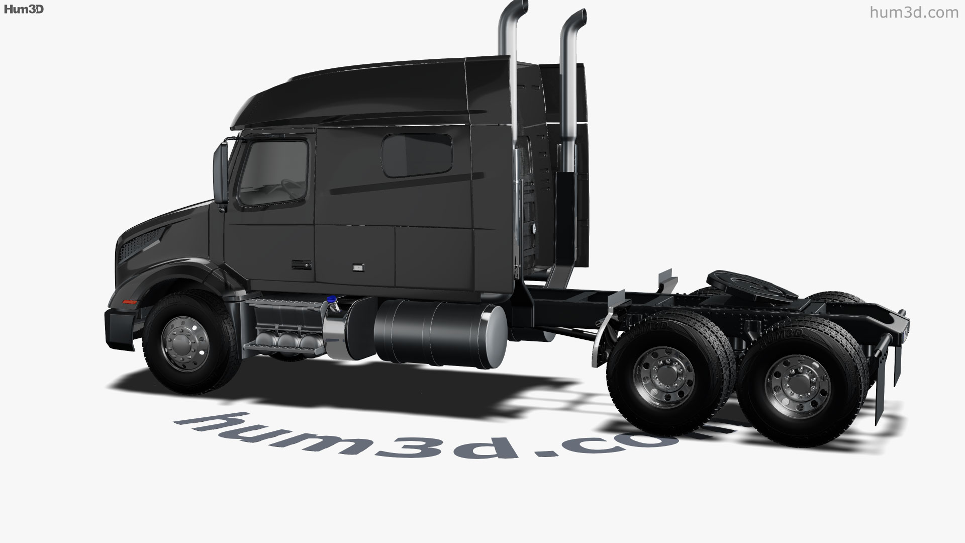 360 view of Volvo VNX 740 Tractor Truck 2023 3D model - 3DModels store