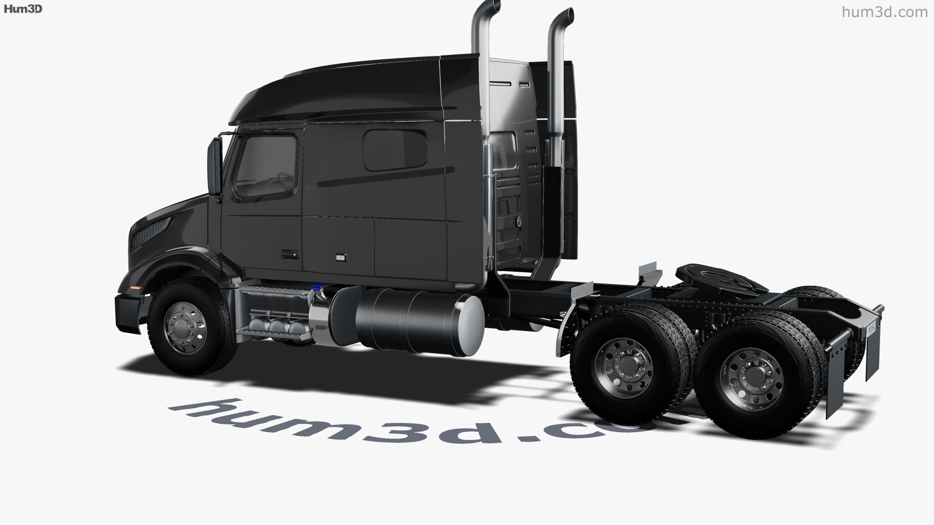 360 view of Volvo VNX 740 Tractor Truck 2023 3D model - 3DModels store