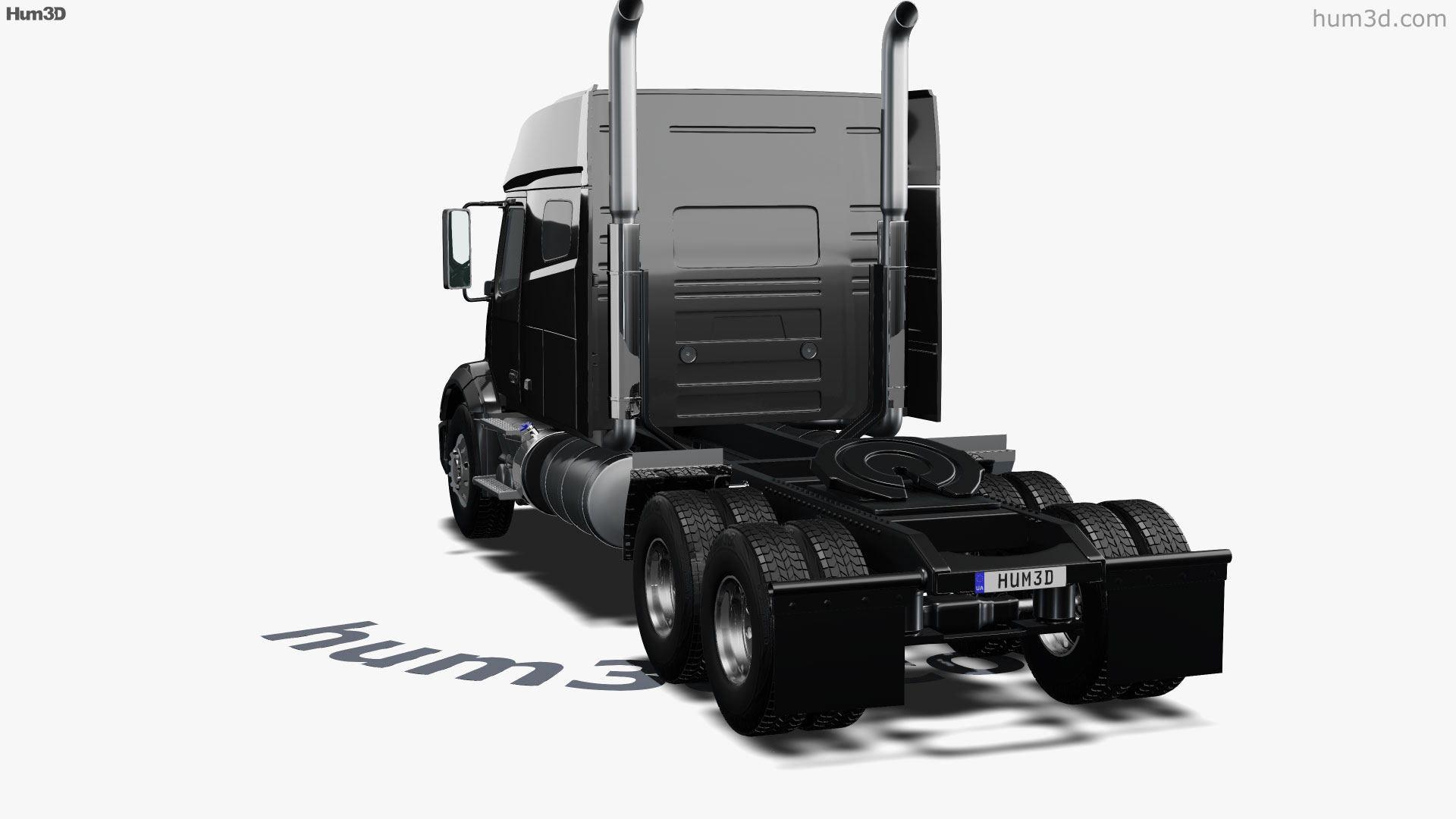 360 view of Volvo VNX 740 Tractor Truck 2023 3D model - 3DModels store