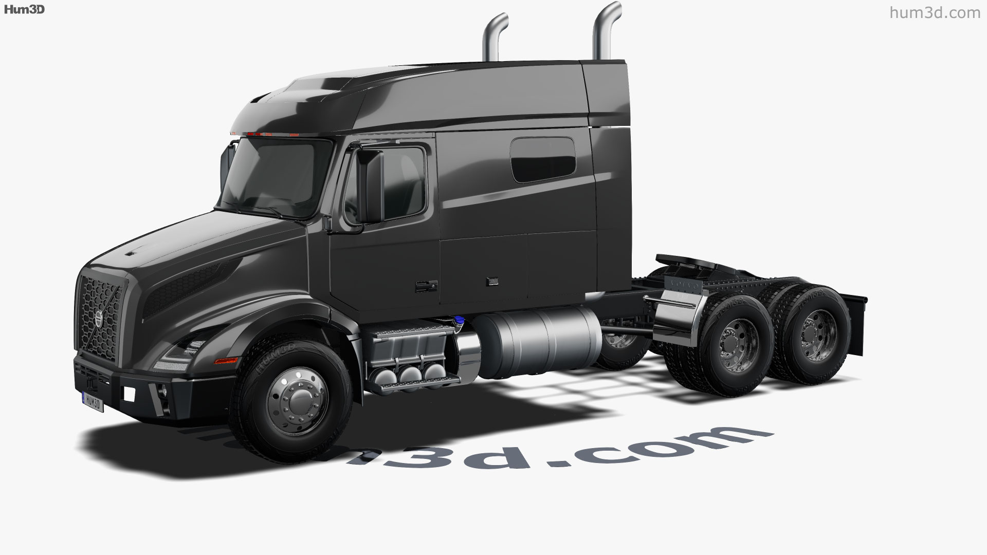 360 view of Volvo VNX 740 Tractor Truck 2023 3D model - 3DModels store