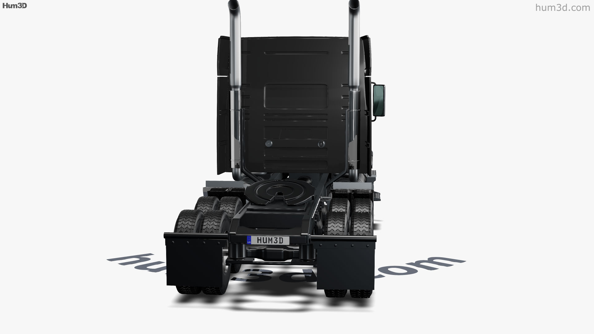 360 view of Volvo VNX 740 Tractor Truck 2023 3D model - 3DModels store