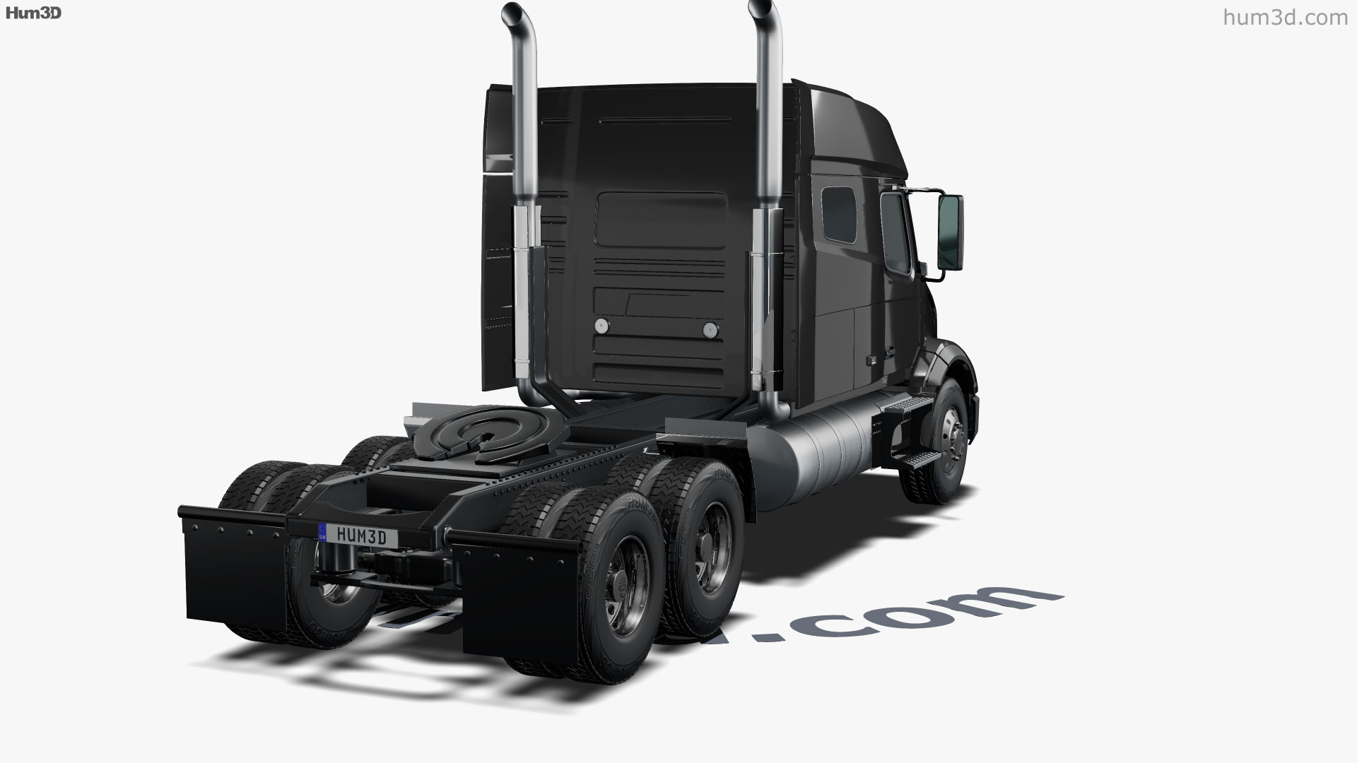 360 view of Volvo VNX 740 Tractor Truck 2023 3D model - 3DModels store