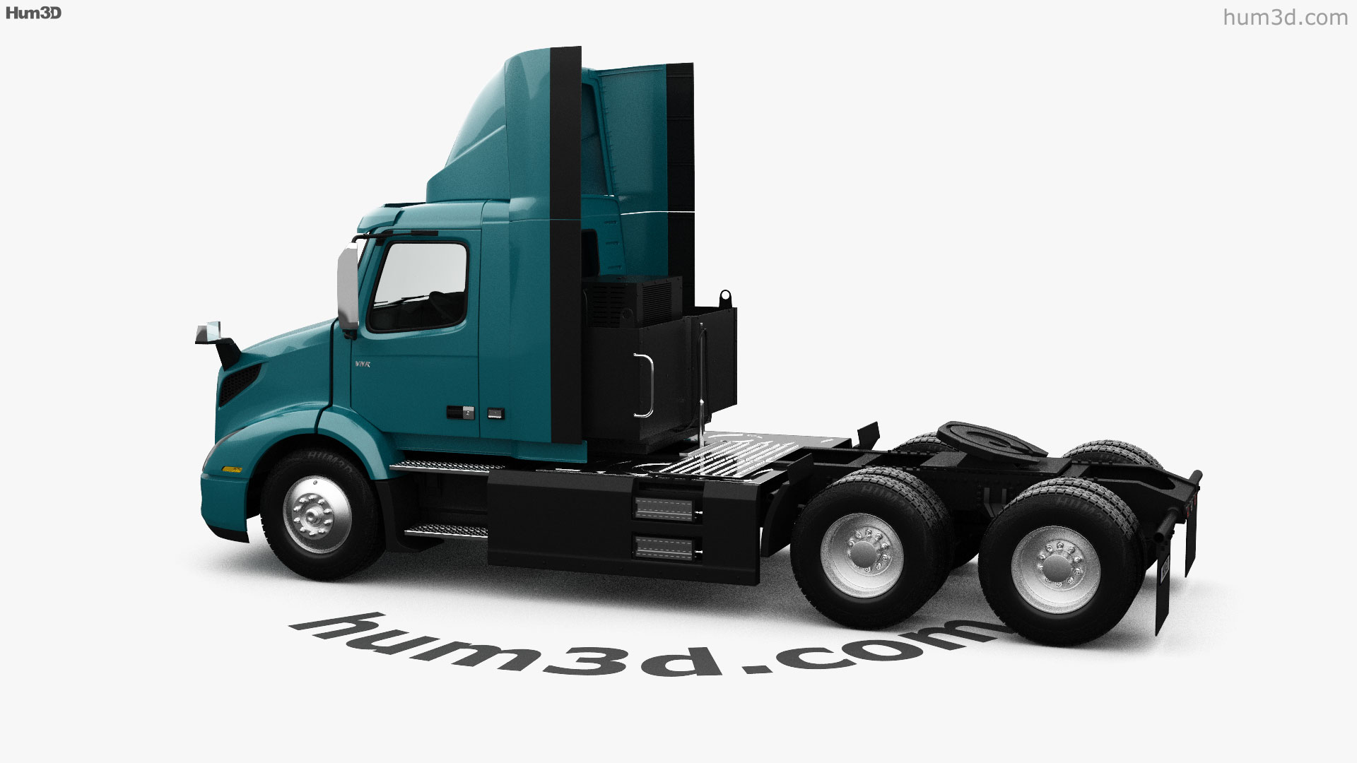 360 view of Volvo VNR Electric Tractor Truck 3-axle 2024 3D model ...
