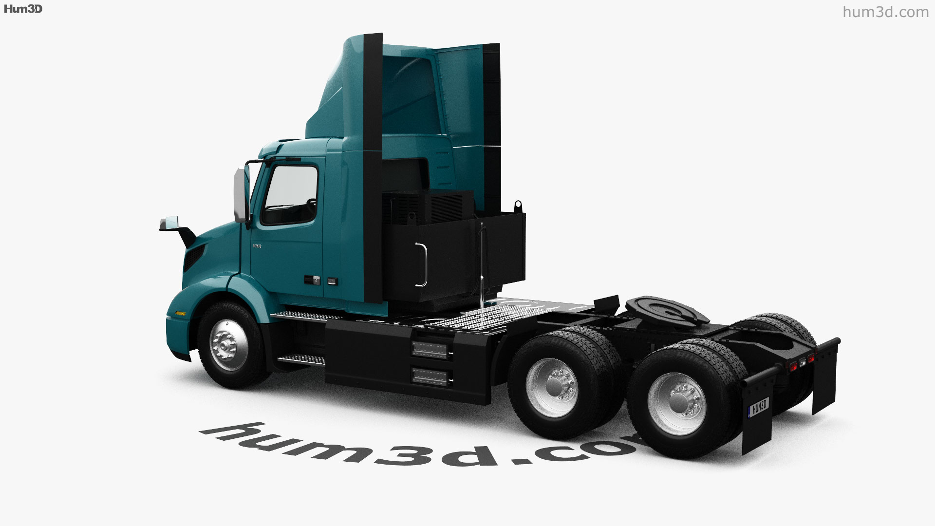 360 view of Volvo VNR Electric Tractor Truck 3-axle 2024 3D model ...