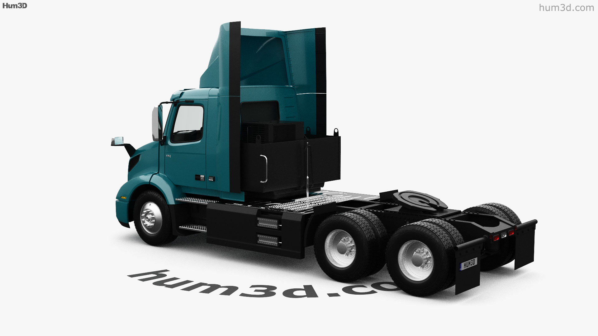 360 view of Volvo VNR Electric Tractor Truck 3-axle 2024 3D model ...