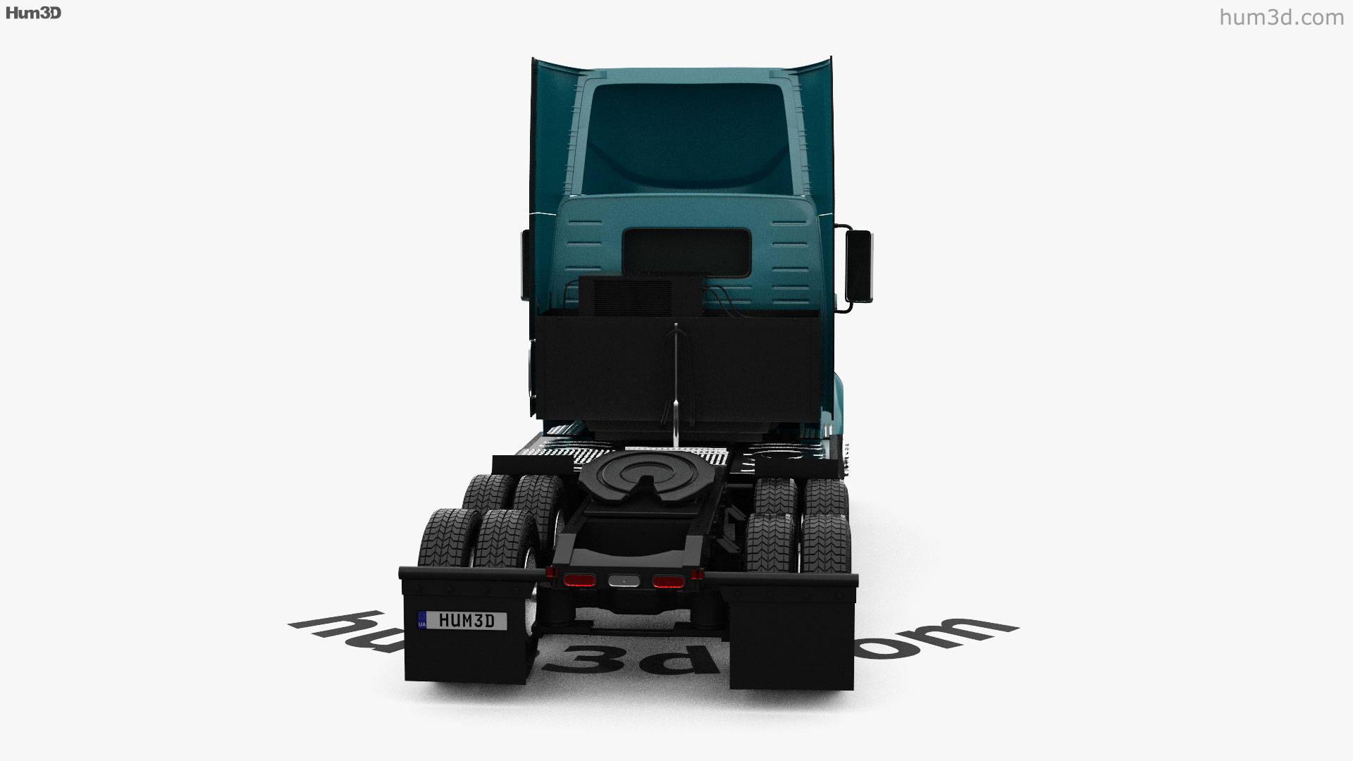 360 view of Volvo VNR Electric Tractor Truck 3-axle 2024 3D model ...