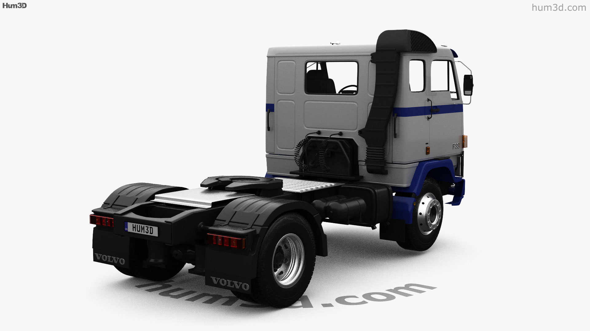 360 view of Volvo F88 Tractor Truck 1968 3D model - 3DModels store