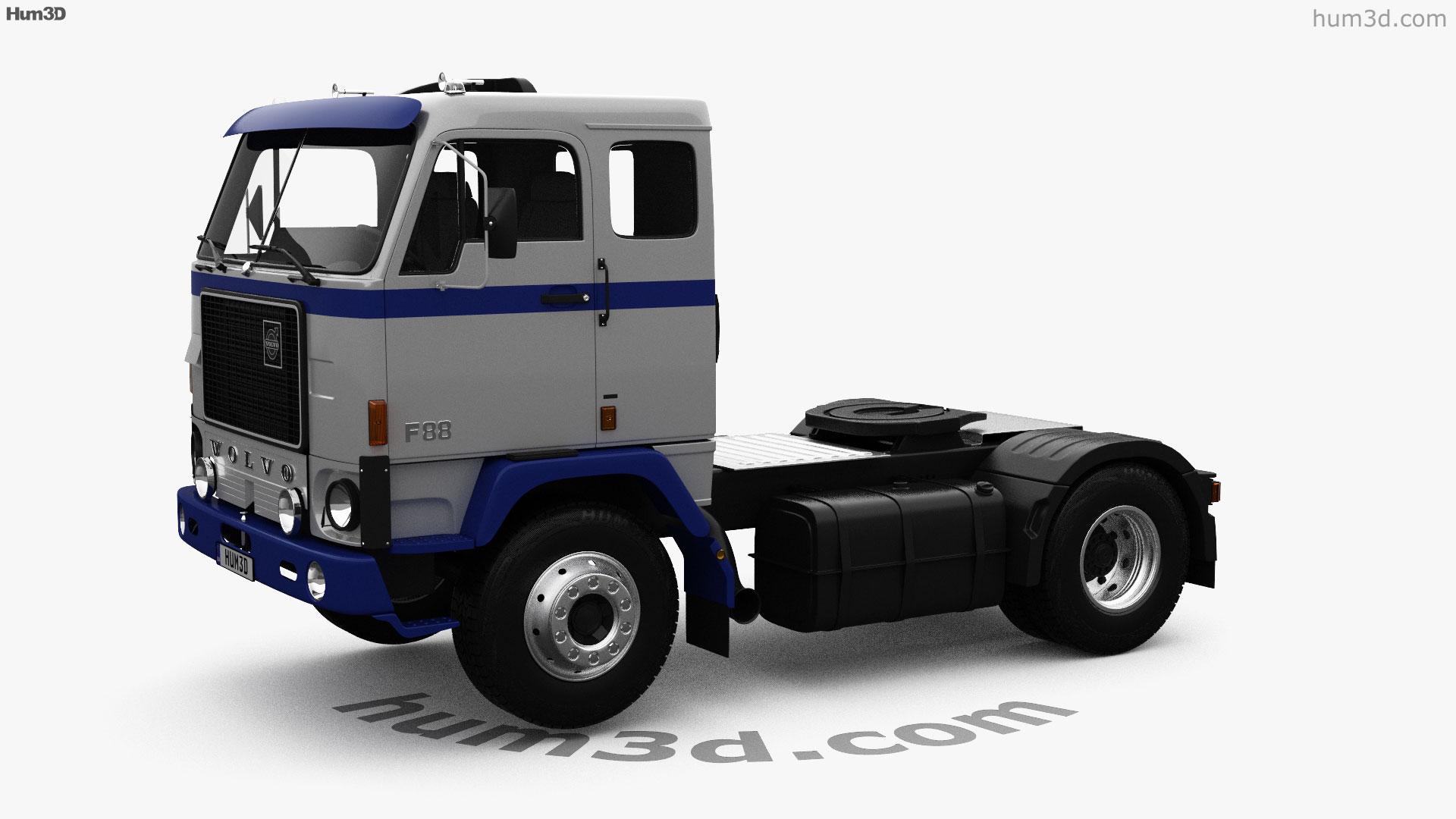 360 view of Volvo F88 Tractor Truck 1968 3D model - 3DModels store