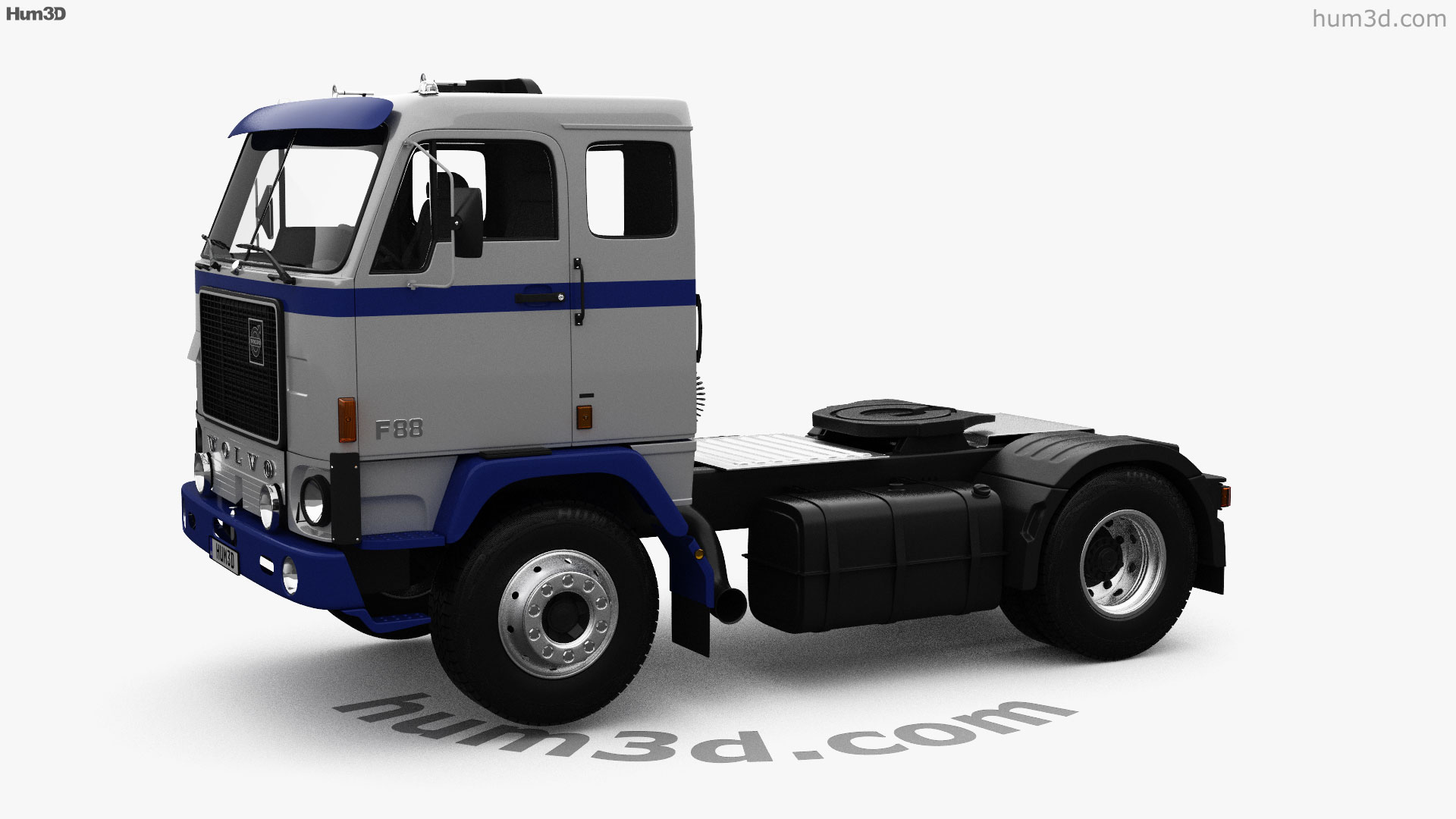 360 view of Volvo F88 Tractor Truck 1968 3D model - 3DModels store