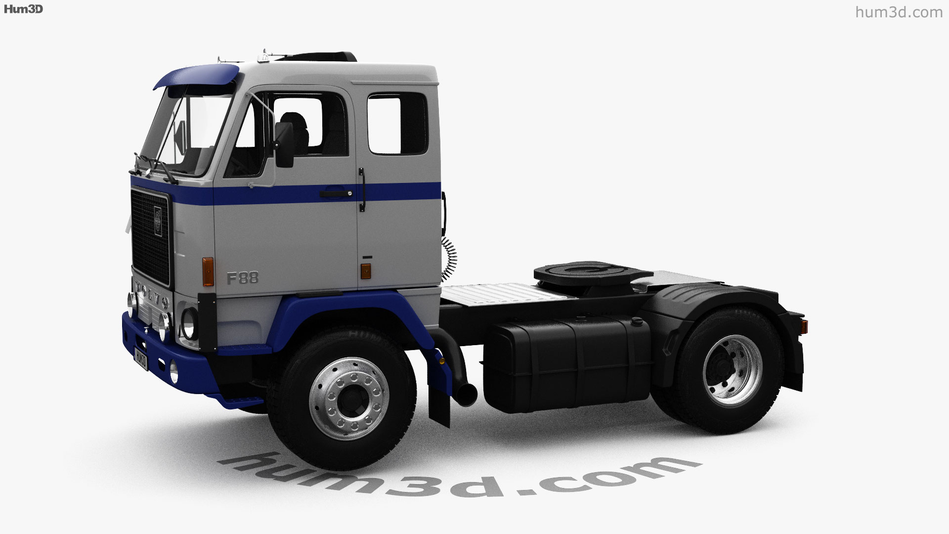 360 view of Volvo F88 Tractor Truck 1968 3D model - 3DModels store