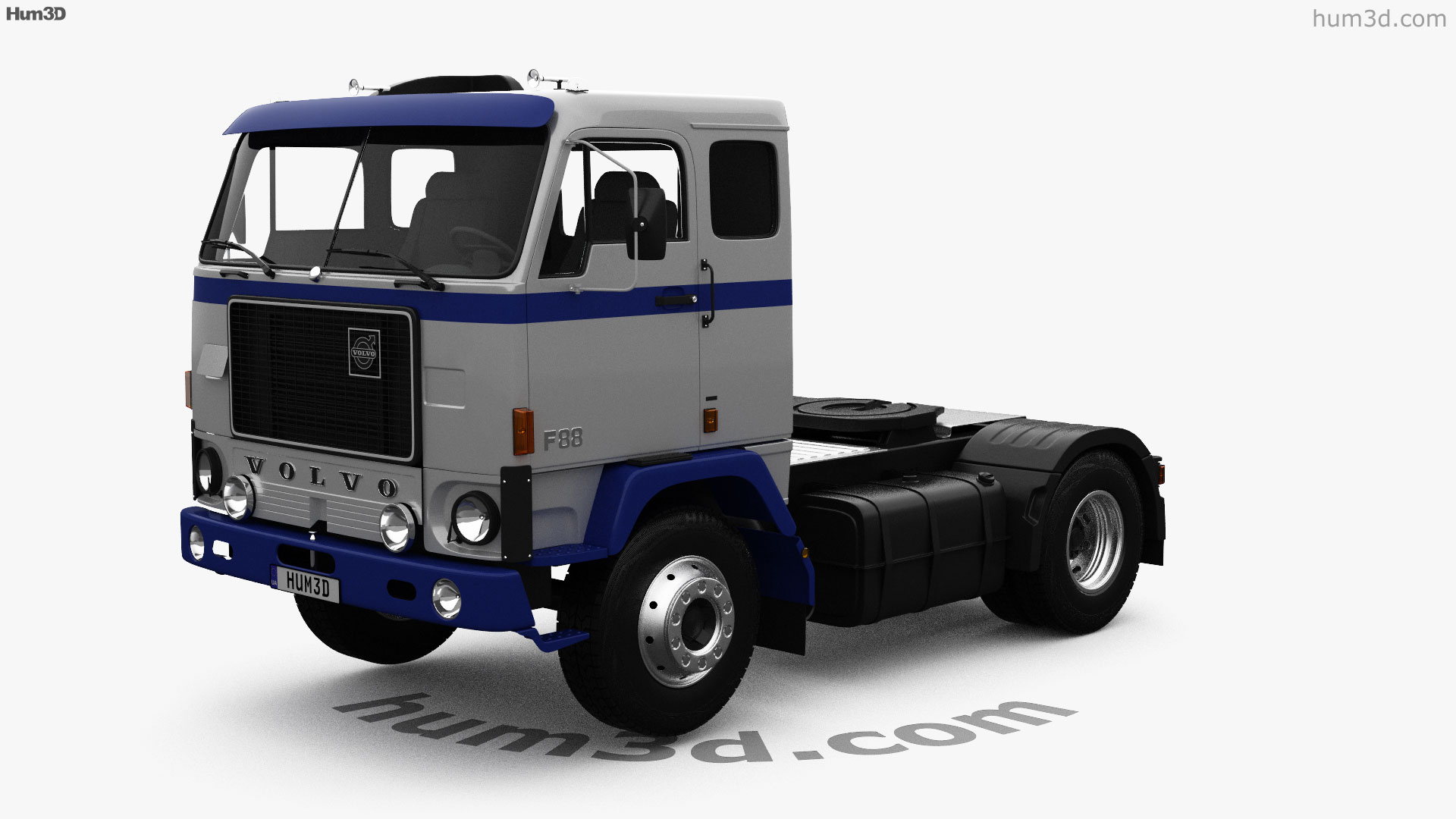 360 view of Volvo F88 Tractor Truck 1968 3D model - 3DModels store