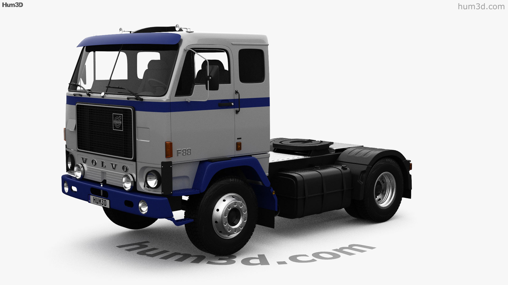 360 view of Volvo F88 Tractor Truck 1968 3D model - 3DModels store