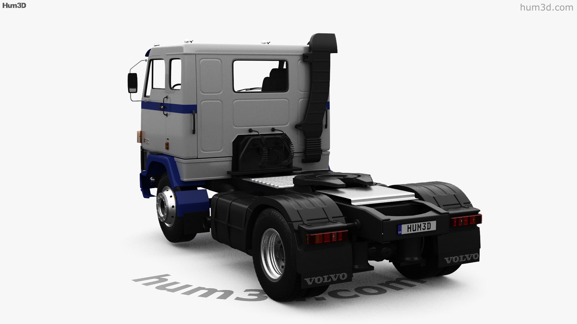 360 view of Volvo F88 Tractor Truck 1968 3D model - 3DModels store