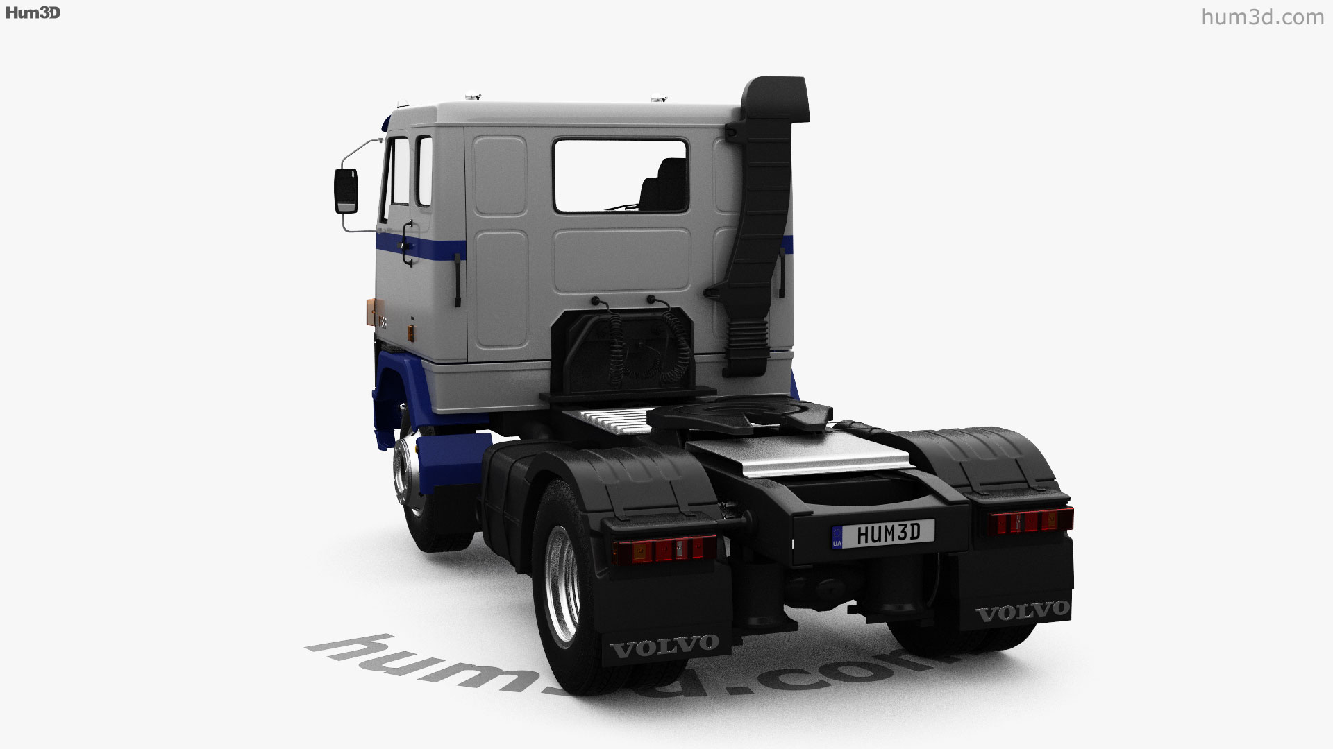 360 view of Volvo F88 Tractor Truck 1968 3D model - 3DModels store