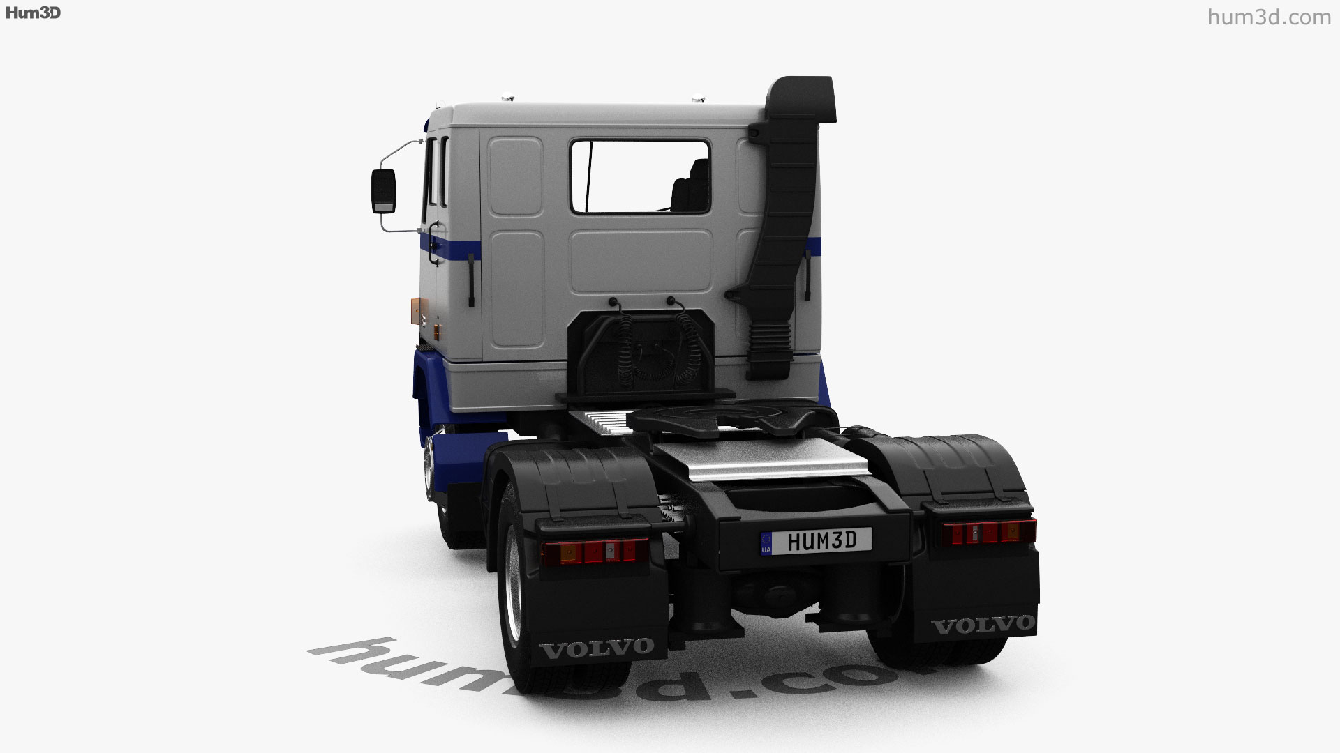 360 view of Volvo F88 Tractor Truck 1968 3D model - 3DModels store