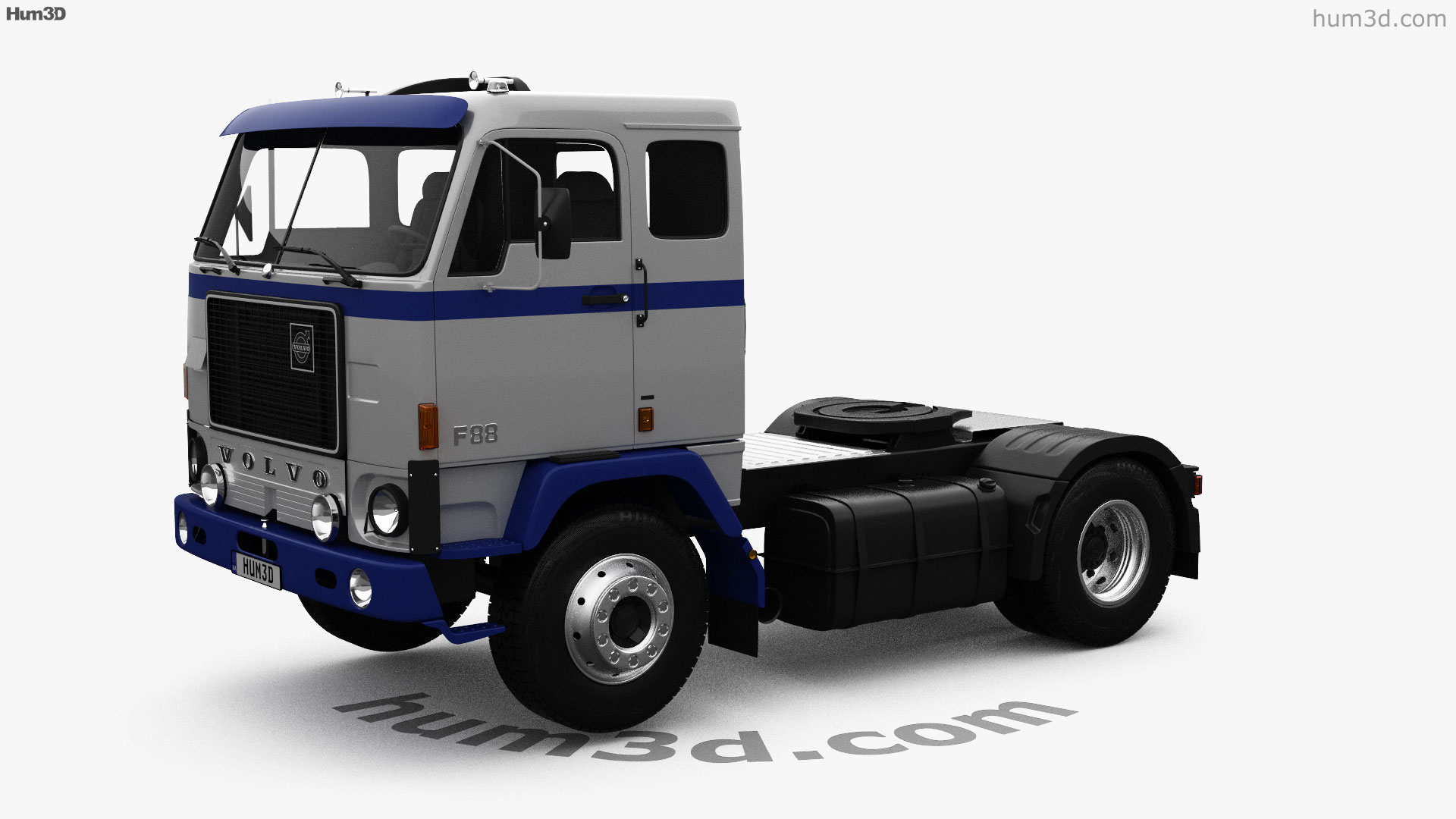 360 view of Volvo F88 Tractor Truck 1968 3D model - 3DModels store