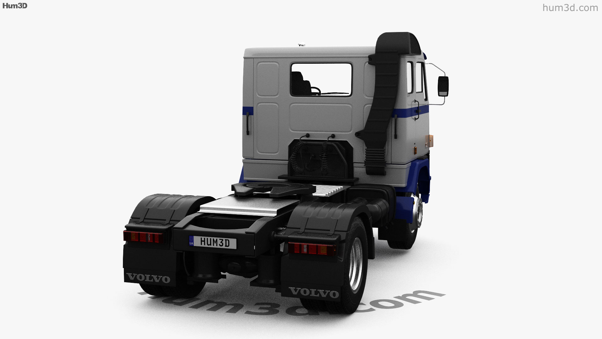 360 view of Volvo F88 Tractor Truck 1968 3D model - 3DModels store