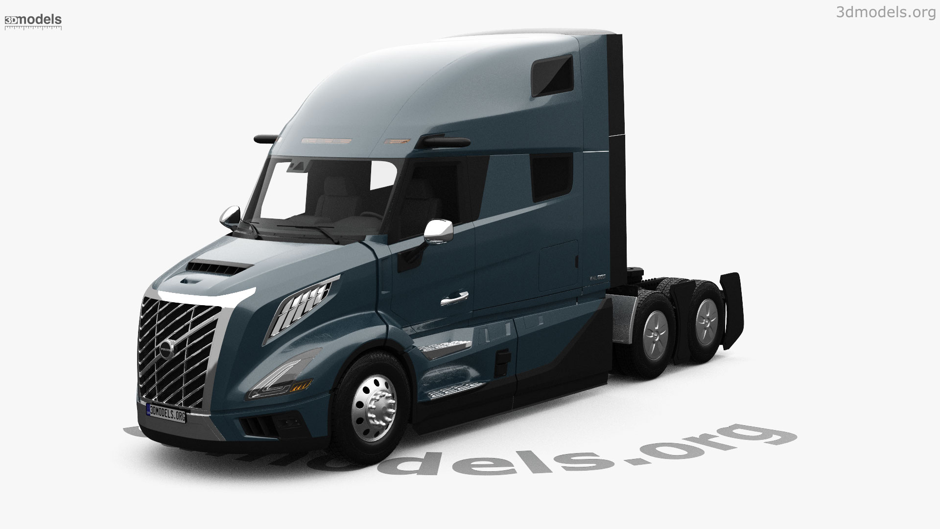 360 view of Volvo VNL 74" Sleeper Cab High Roof Tractor Truck 2025 3D ...